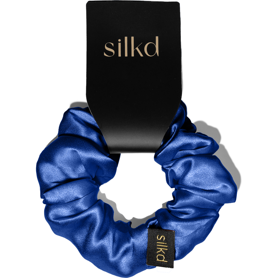 Elastic de par matase albastru royal M - Silkd - Silkd.ro